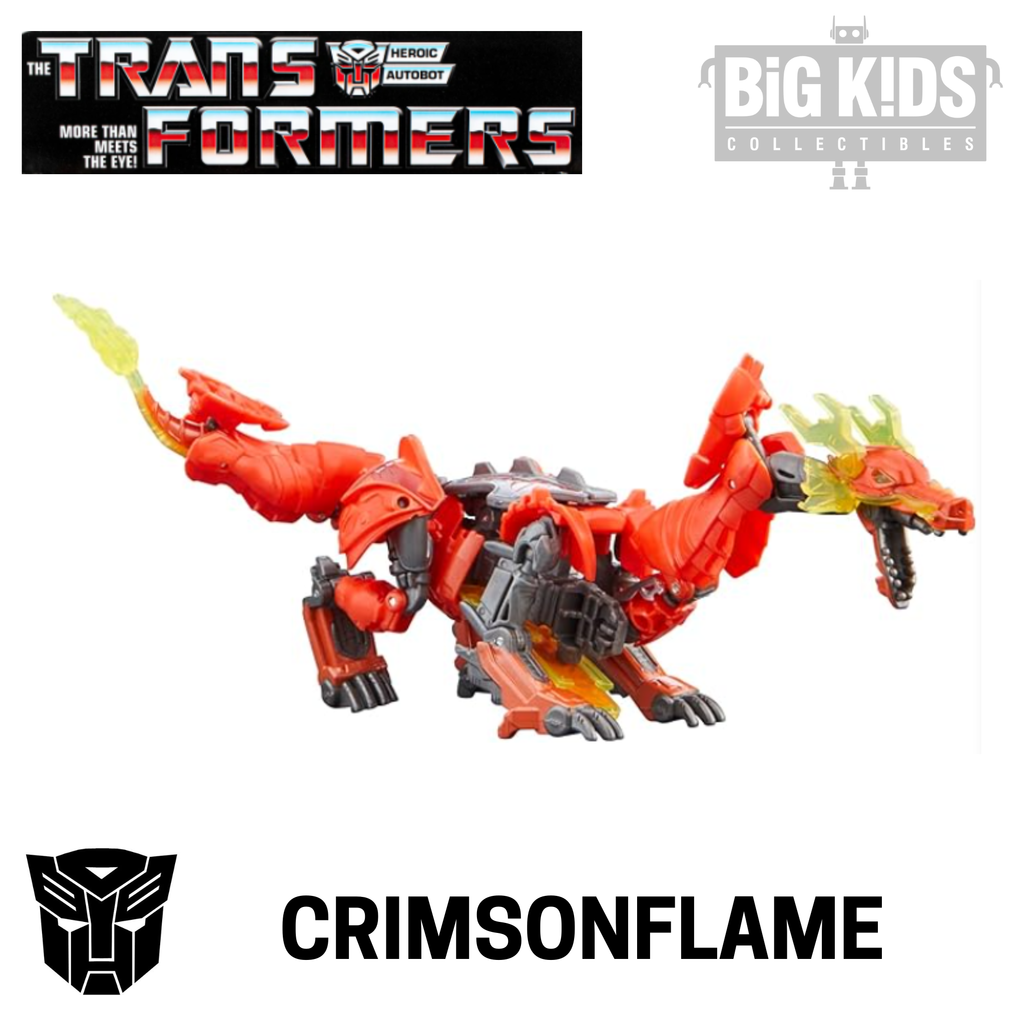 Transformers CRIMSONFLAME Year of the Dragon 2024 (Asia Exclusive) – Big Kids Collectibles