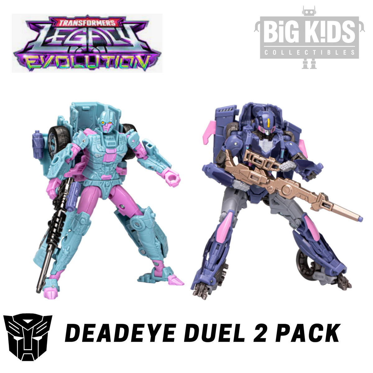 Transformers Legacy Evolution DEADEYE DUEL 2 PACK – Big Kids Collectibles