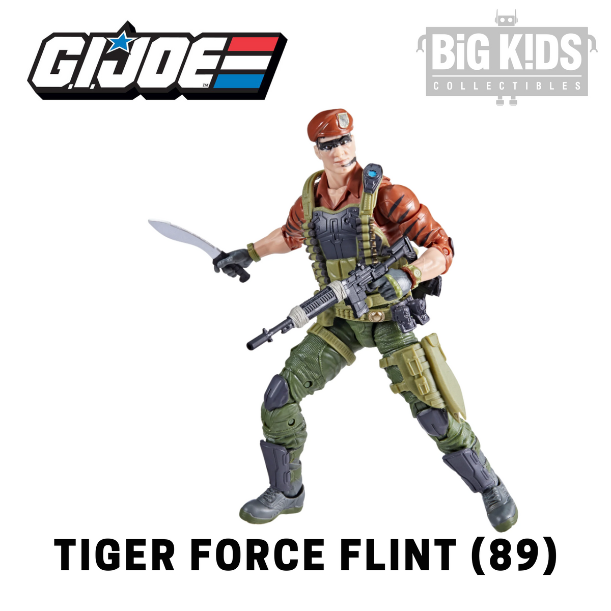 G.I. Joe Classified Series Tiger Force Flint (89) – Big Kids Collectibles