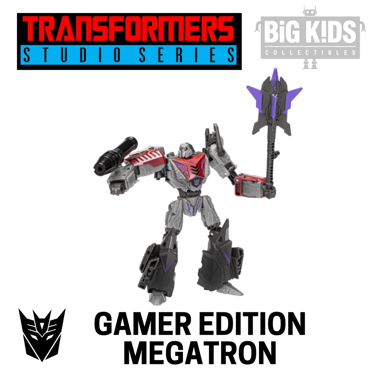 Transformers Studio Series Gamer Edition MEGATRON (Voyager Class) – Big ...