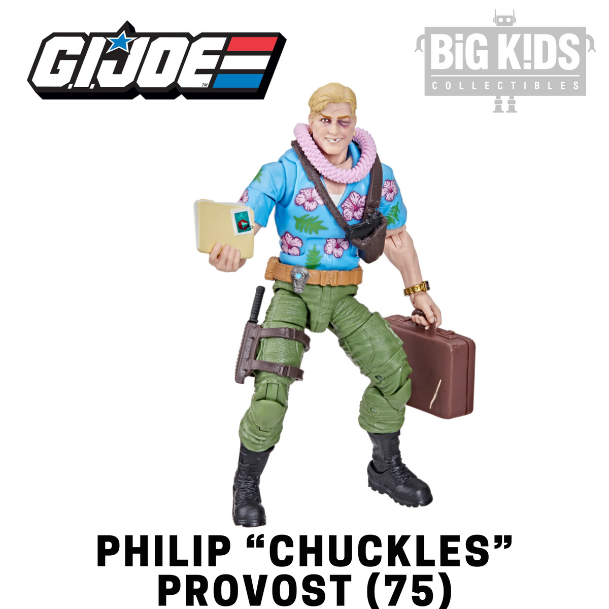 G.I. Joe Classified Series Philip "Chuckles" Provost (75) SDCC 2023 Ex ...