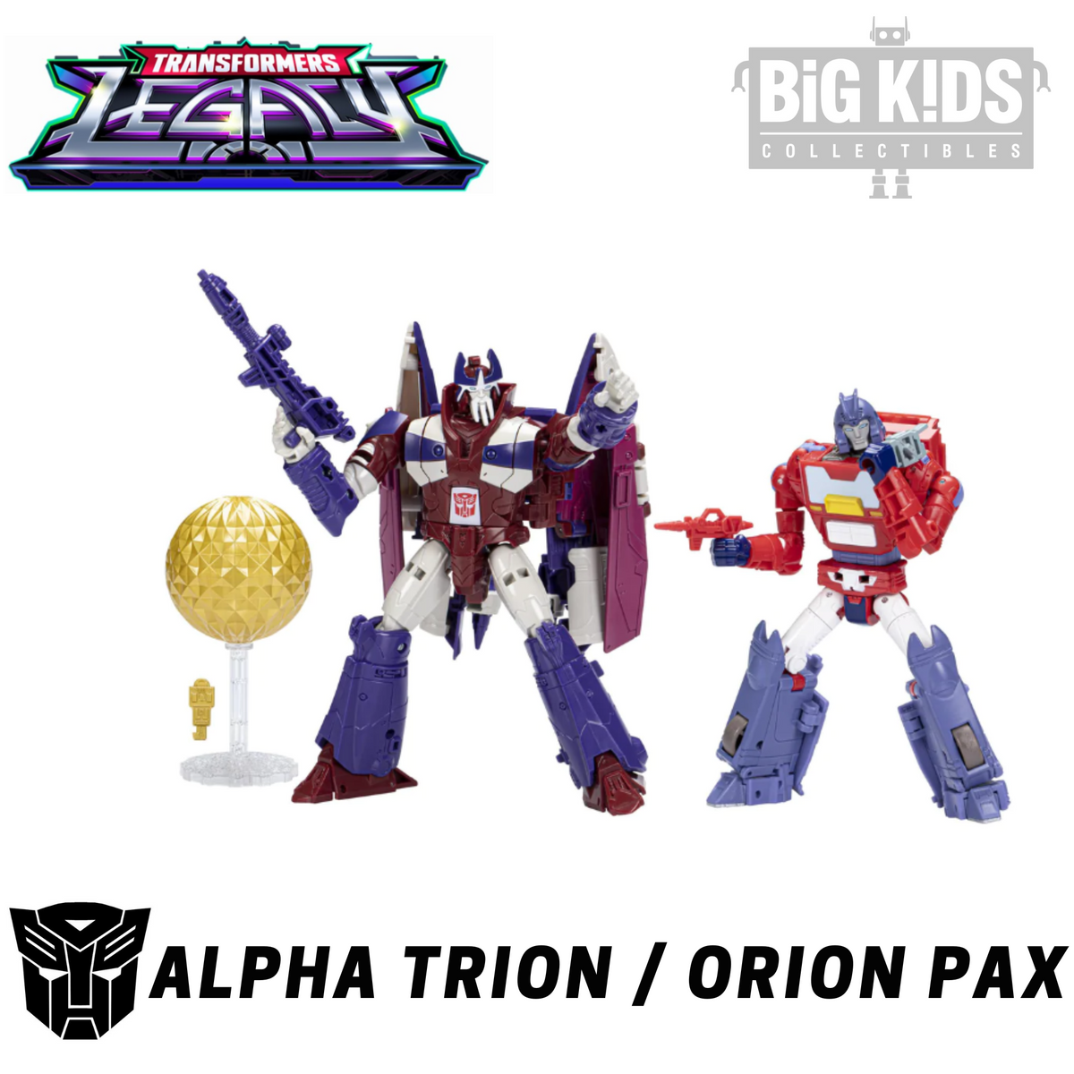 Transformers Generations Legacy A Hero is Born 2-Pack (Alpha Trion and ...
