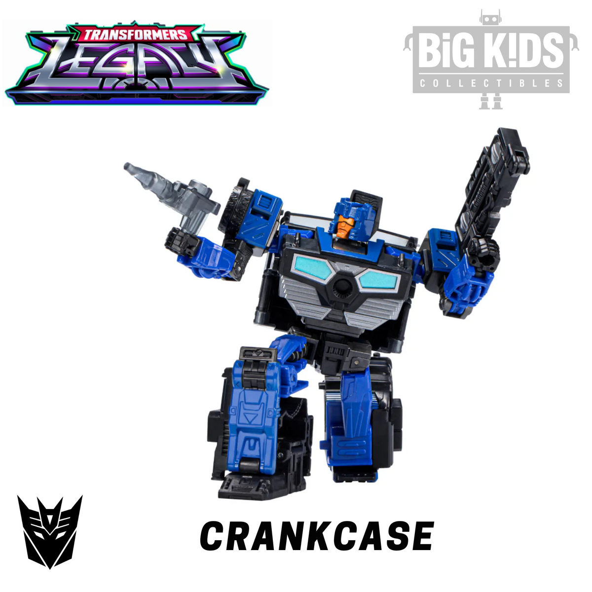 Transformers Legacy CRANKCASE (Deluxe Class) – Big Kids Collectibles