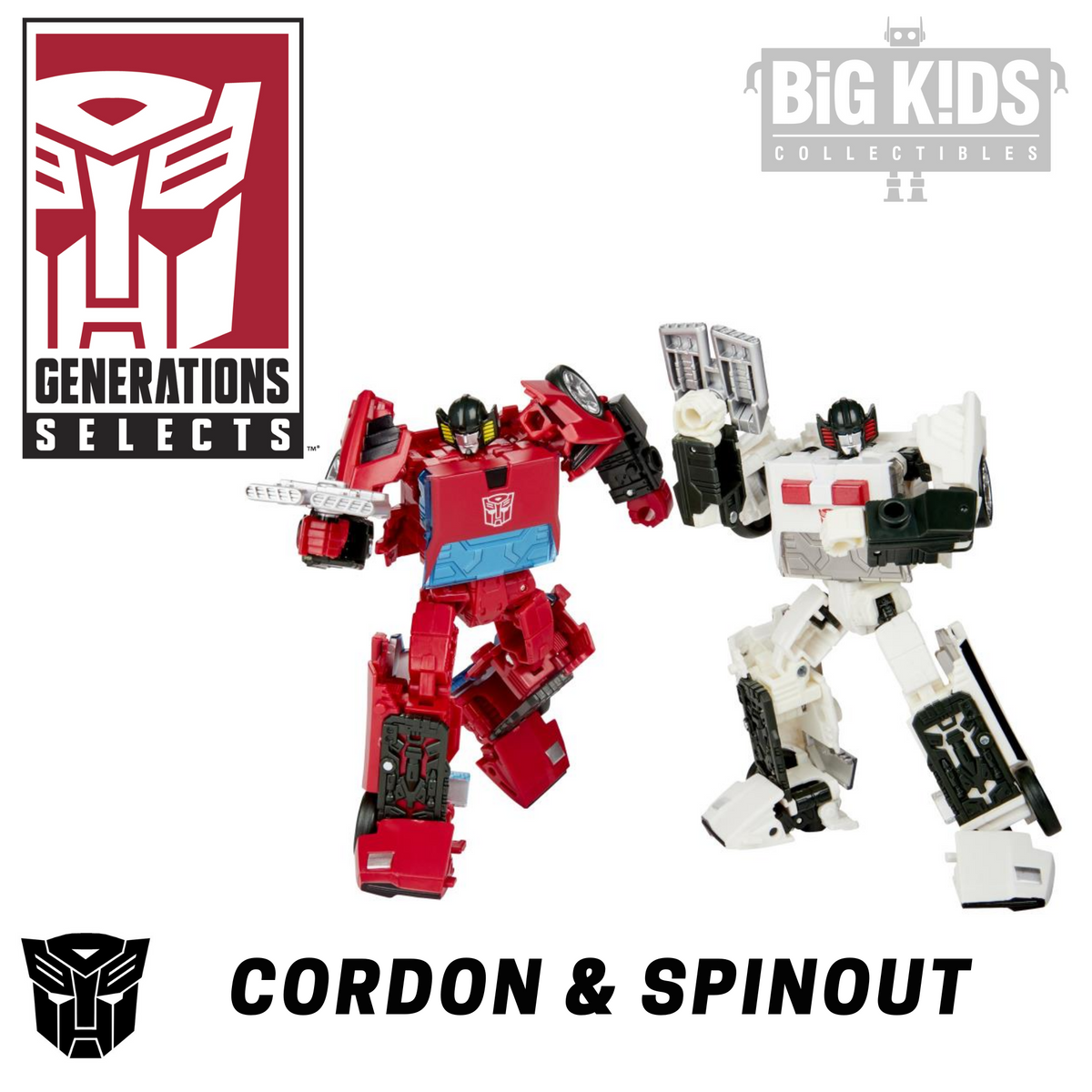 Transformers Generations Selects WFC-GS20 CORDON and SPINOUT – Big Kids ...
