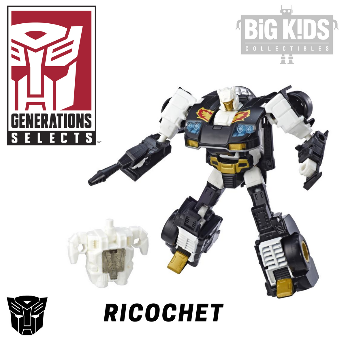 Transformers Generations Selects RICOCHET (Deluxe Class) – Big Kids ...