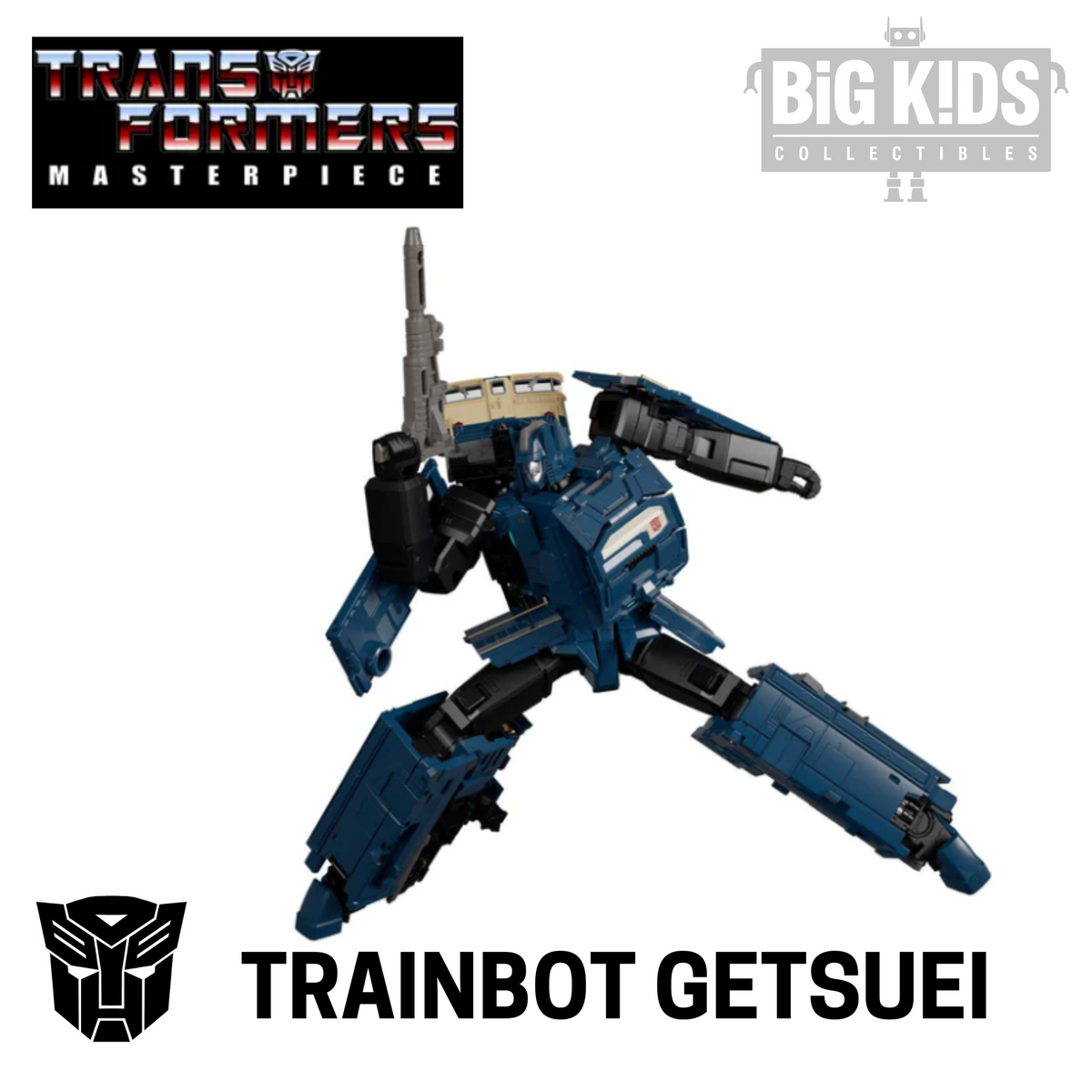 Transformers Masterpiece G-Edition MPG-02 TRAINBOT GETSUEI 8” Action F ...