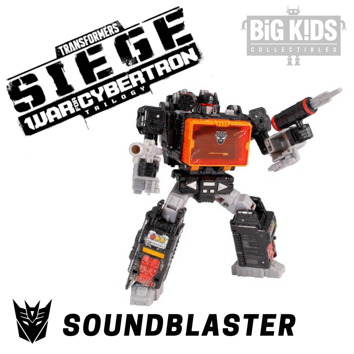 Transformers Siege War for Cybertron SOUNDBLASTER (Takara Tomy Mall Ex ...
