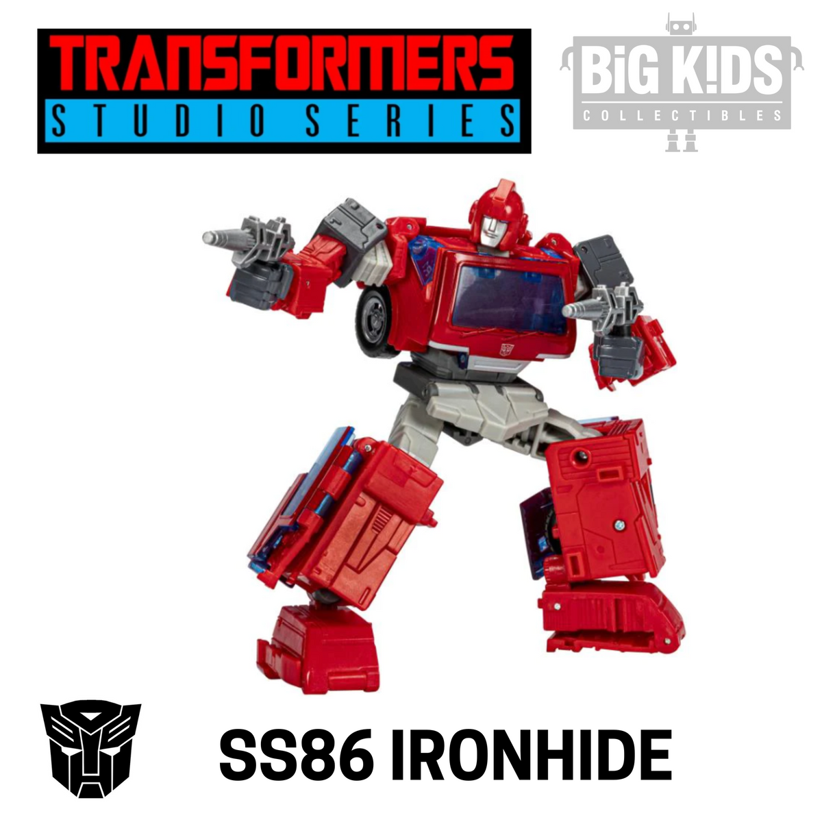 Transformers Studio Series SS86 IRONHIDE (Voyager Class) – Big Kids ...