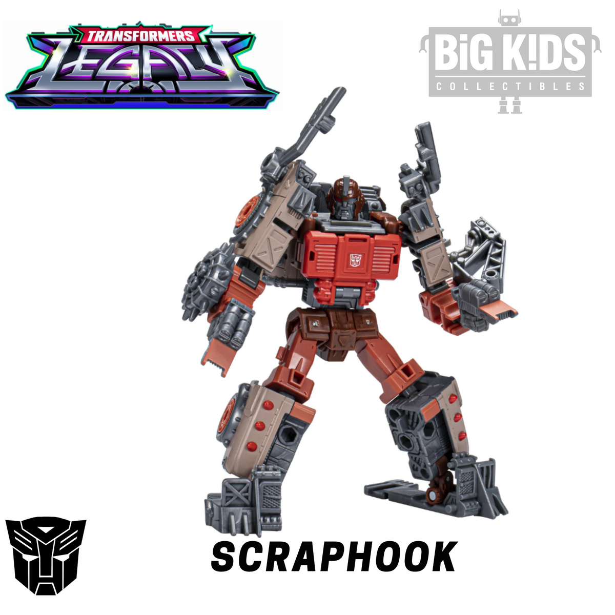 Transformers Legacy Evolution SCRAPHOOK (Deluxe Class) – Big Kids ...