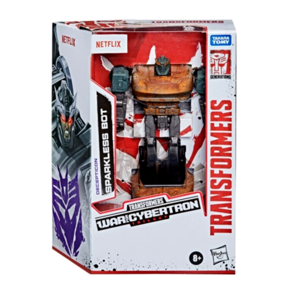 Transformers Netflix War for Cybertron SPARKLESS BOT (Deluxe Class ...